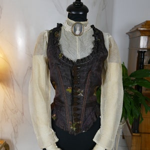 1795-1800 Stays, Antique Jumps, Antique Waistcoat, Corset, Rococo Stays ...