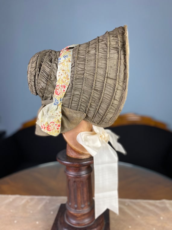 1825 Bonnet, antique bonnet, Romantic Period Bonnet, … - Gem