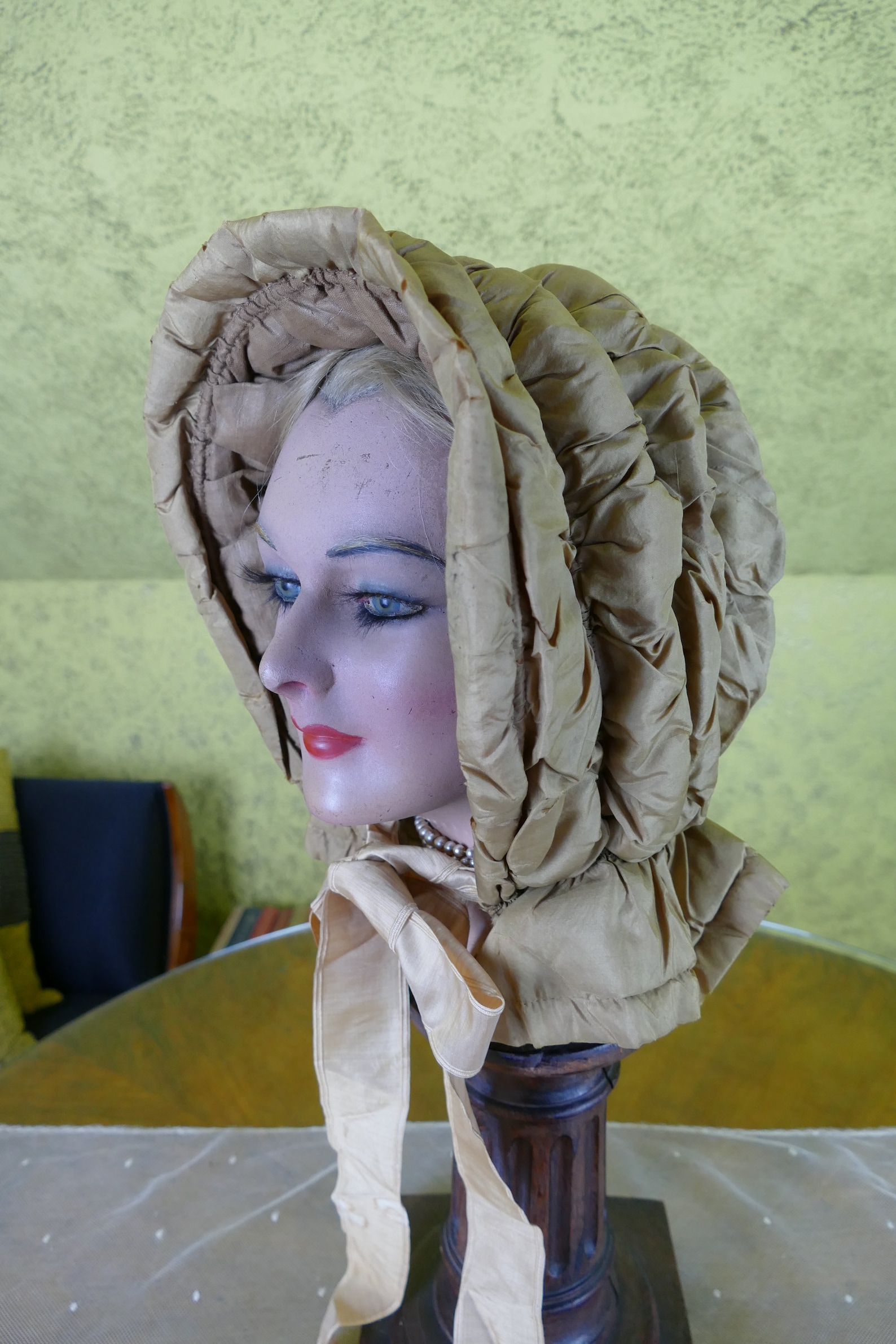 1805 Regency Bonnet, Empire Bonnet, Antique Bonnet, Antique Hood ...