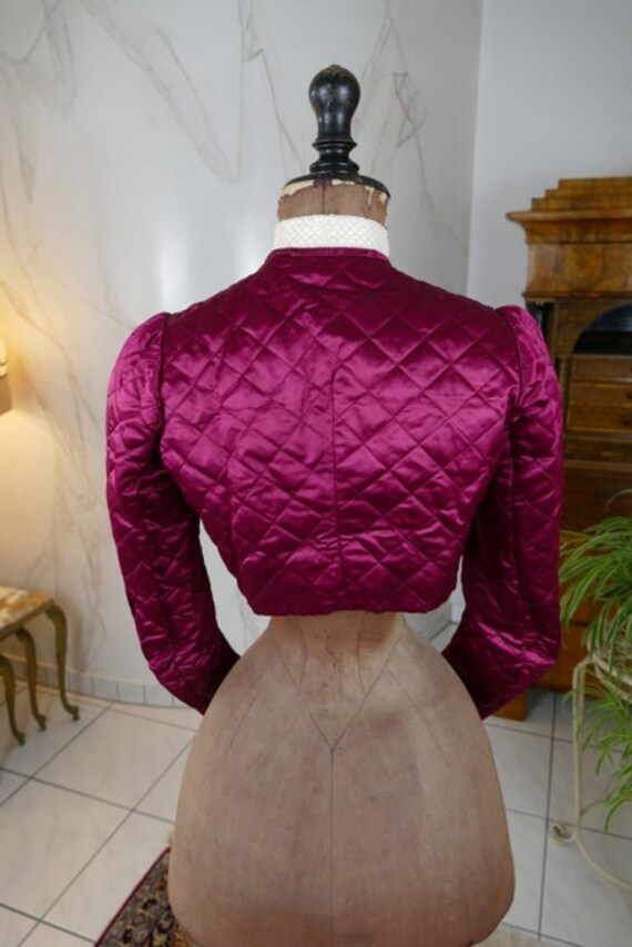 1855 Antique Quilted Spencer, Spencer Jacket, antique… - Gem