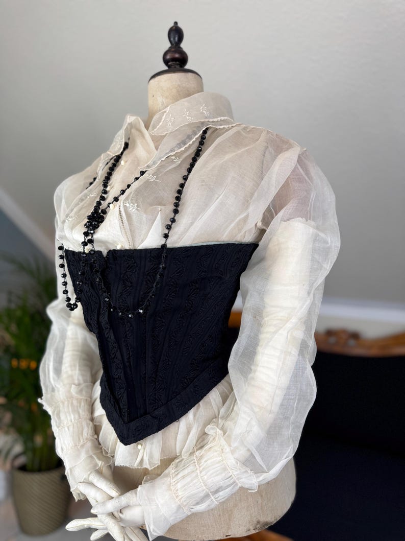 Victorian Corset, Ca. 1855, Antique Corset, Crinoline Dress, Antikes ...