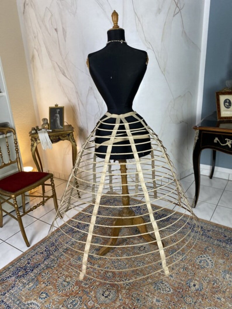1855 Crinoline, Wire Hoop Skirt, Antique Crinoline, Victorian Crinoline ...