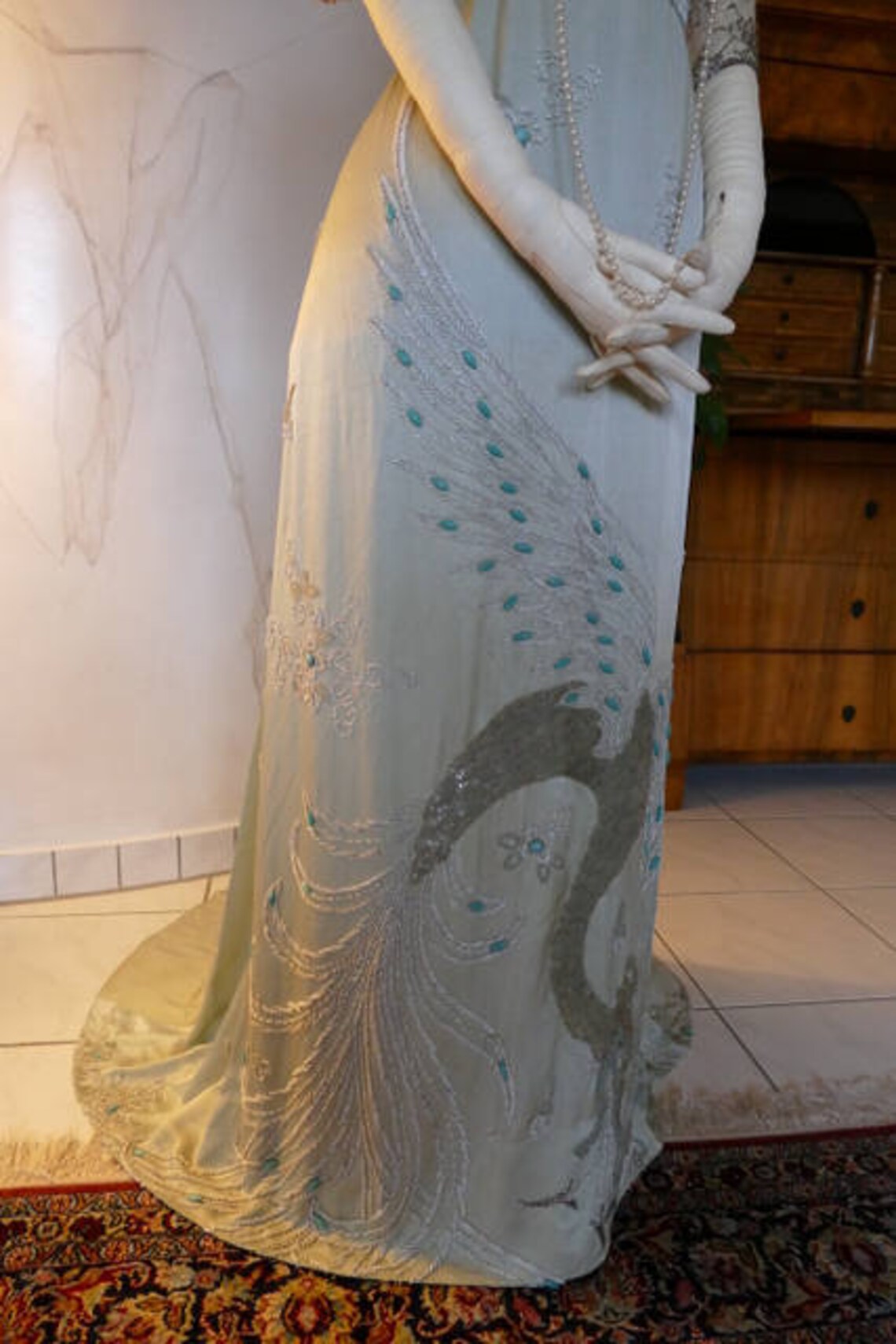 1908 LAFERRIÈRE Evening Gown Paris Antique Dress Antique | Etsy Canada