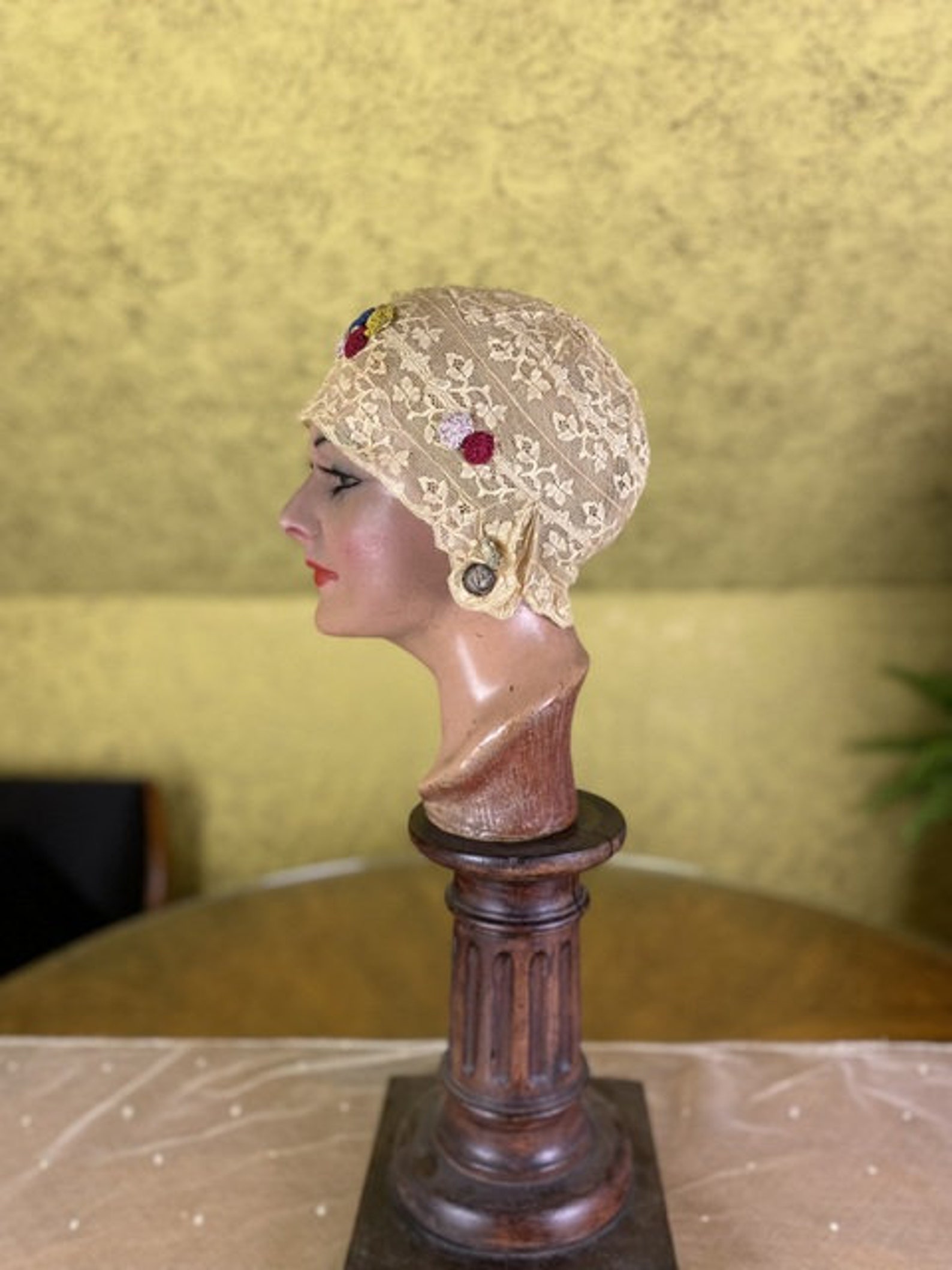 1920s Wedding Bonnet, Antique Bonnet, Antike Haube, Antique Wedding ...