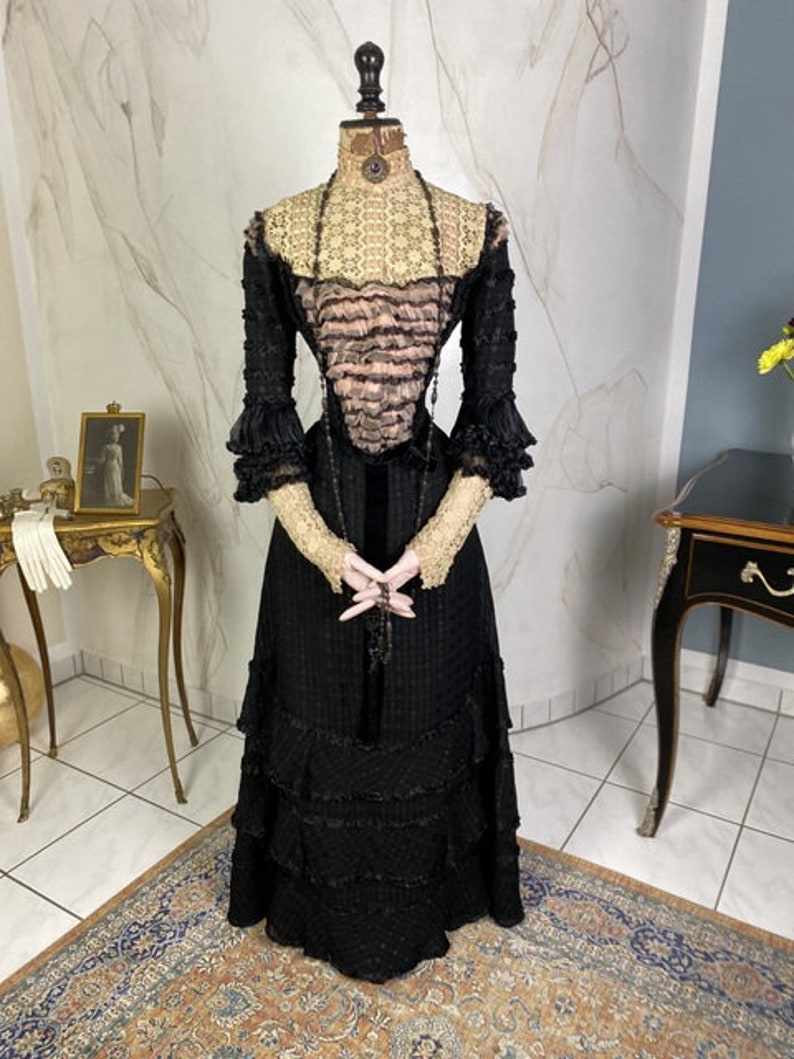 1896 Afternoon Dress, Antique Dress, Antique Gown, Victorian Dress - Etsy