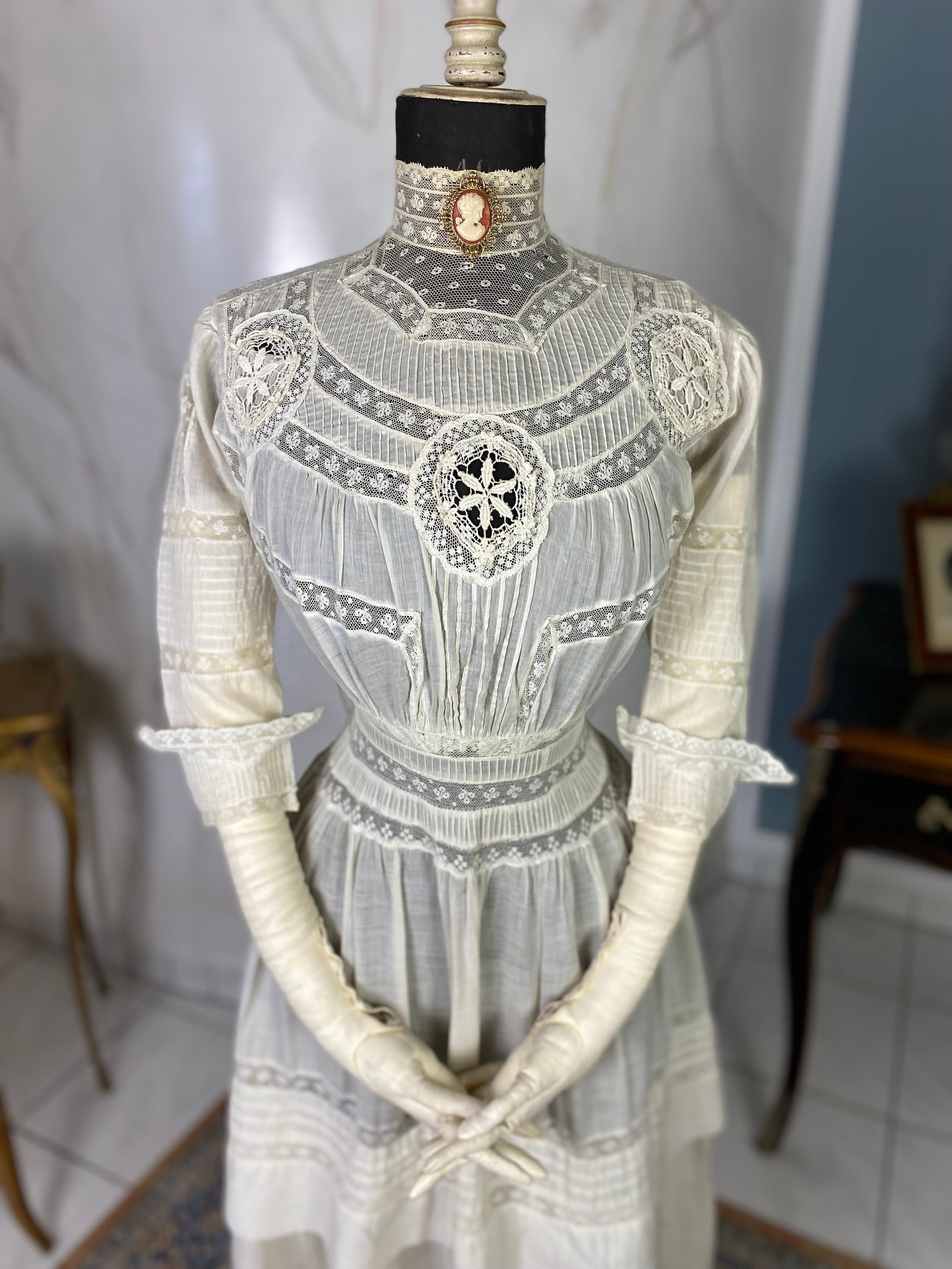 1900 Dress, Antique Dress, Antique Gown, Victorian Dress, Tea Dress ...