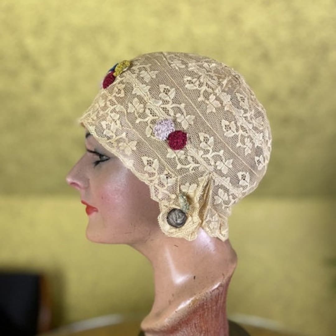 1920s Wedding Bonnet, Antique Bonnet, Antike Haube, Antique Wedding ...