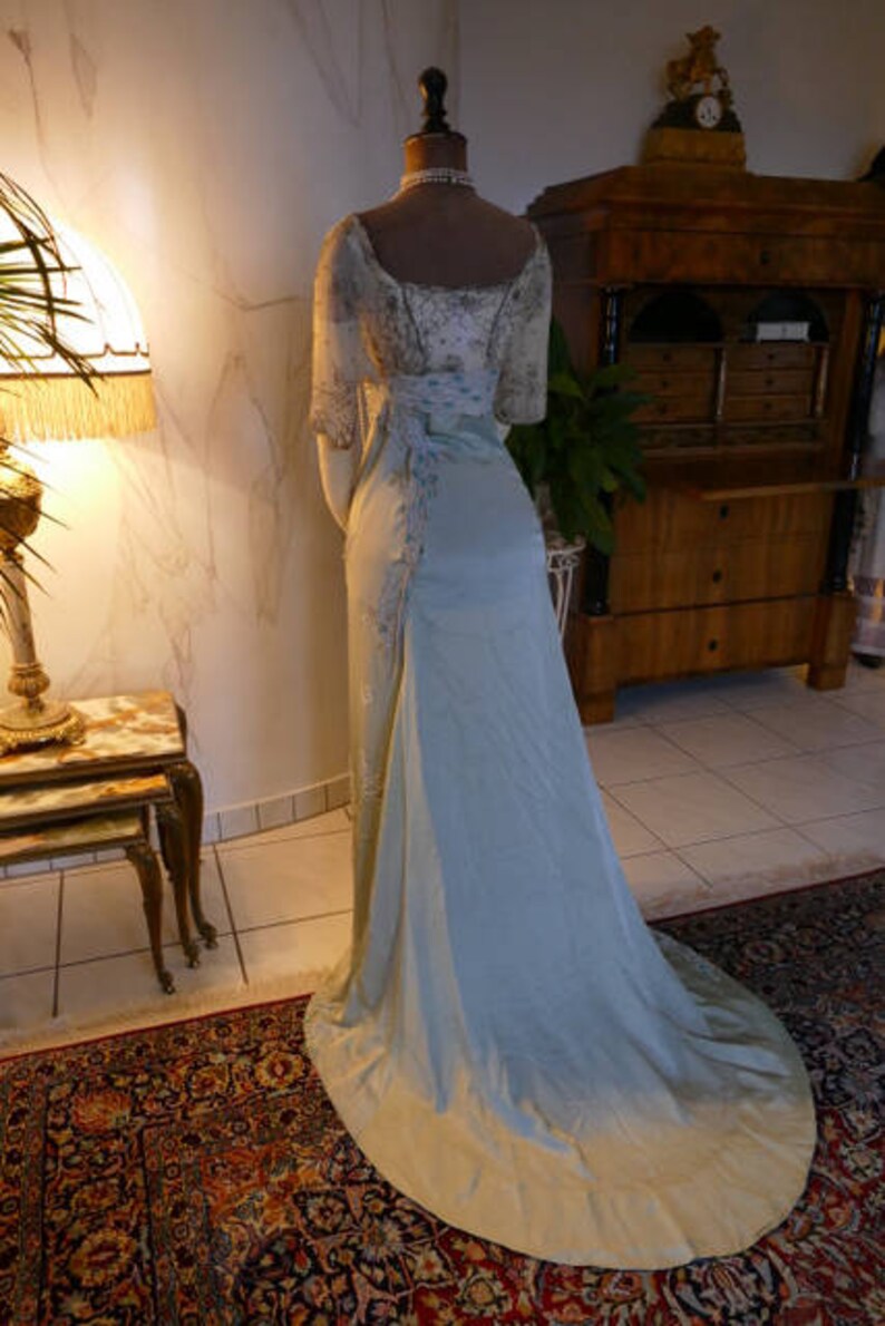 1908 LAFERRIÈRE Evening Gown Paris antique Dress antique | Etsy