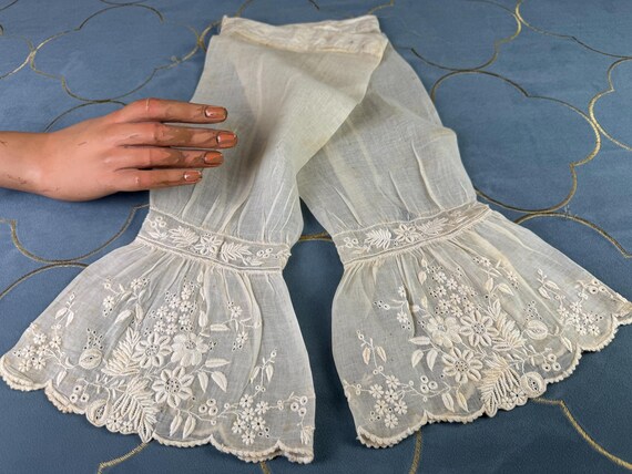 Regency Detachable Sleeves, ca. 1810, antique sleeves… - Gem