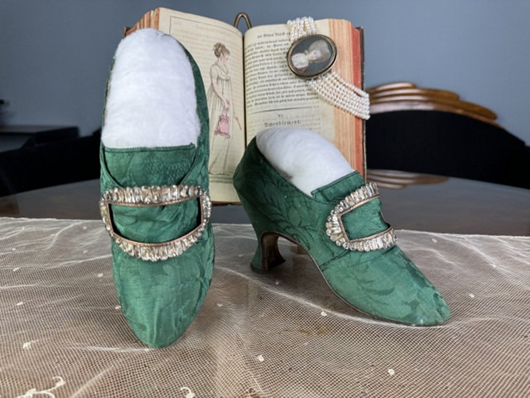 1780s Rococo Shoes, Antique Shoes, Antique Pumps, Antike Schuhe, Rokoko ...