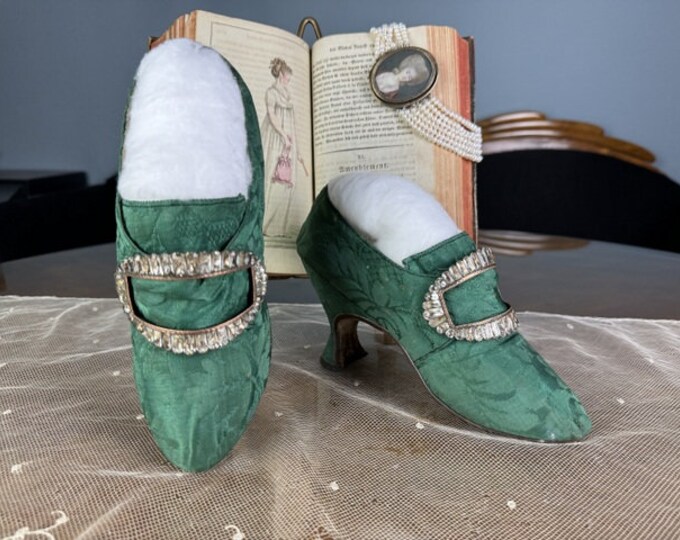 1780s Rococo Shoes, Antique Shoes, Antique Pumps, Antike Schuhe, Rokoko ...