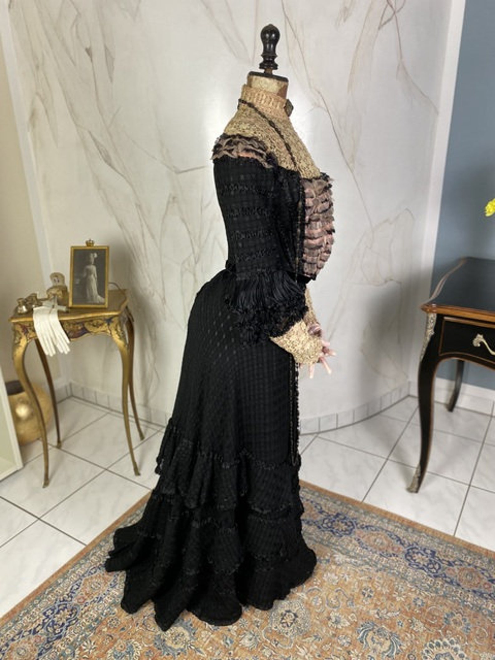 1896 Afternoon Dress, Antique Dress, Antique Gown, Victorian Dress - Etsy