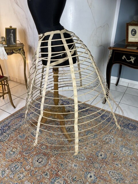 1855 Crinoline, Wire Hoop Skirt, Antique Crinoline, Victorian Crinoline ...