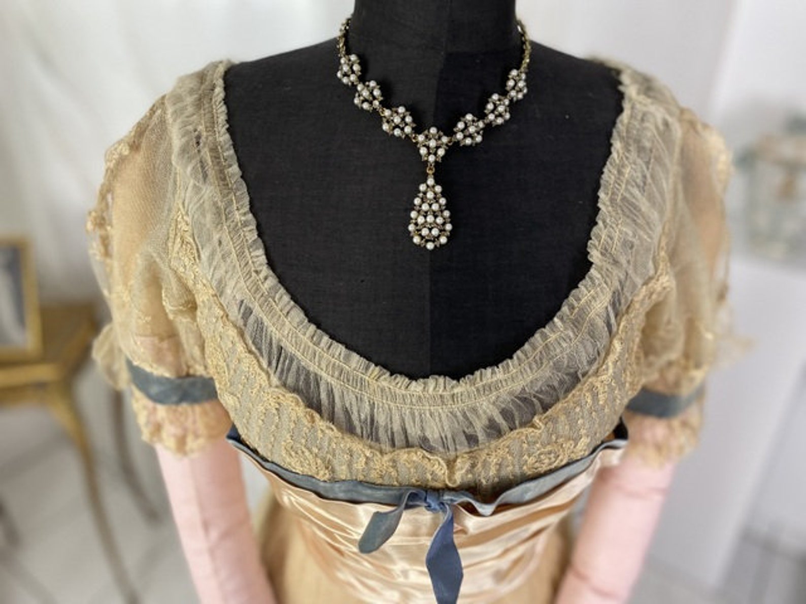 1913 Summer Dress, Antique Dress, Antique Gown, Edwardian Dress ...