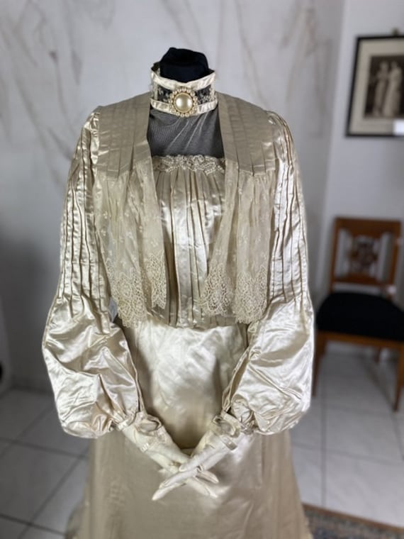 1901 Wedding Dress, Edwardian Wedding Dress, Victoria… - Gem