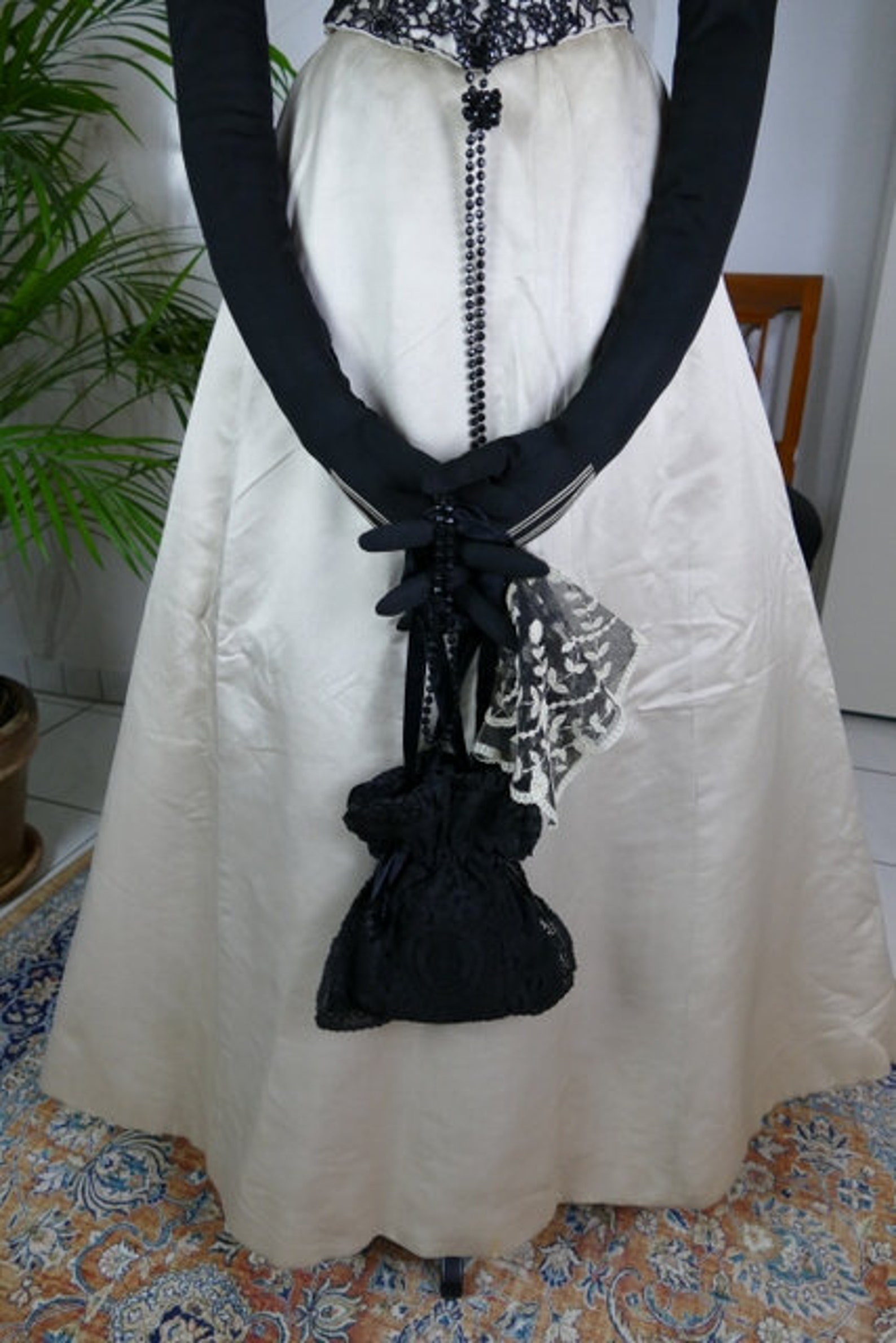 1893 Evening Dress, Antique Dress, Antique Gown, Victorian Dress ...