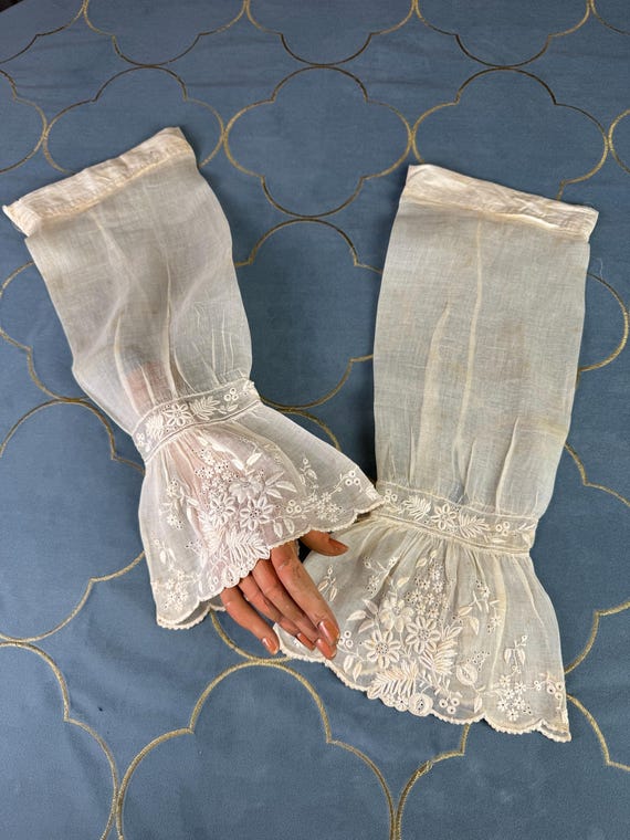 Regency Detachable Sleeves, ca. 1810, antique sleeves… - Gem