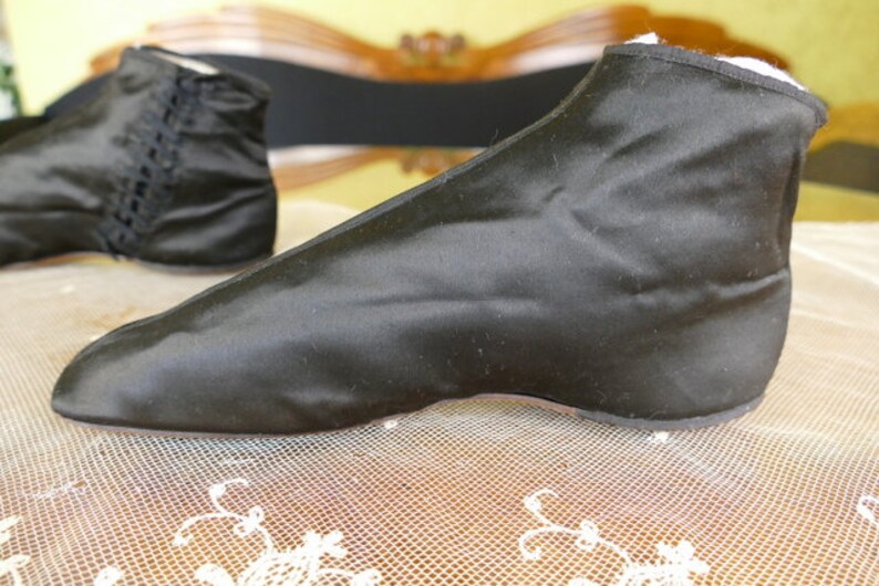 1820s Silk Boots, France, Late 1820s, Antique Boots, Romantic Period ...