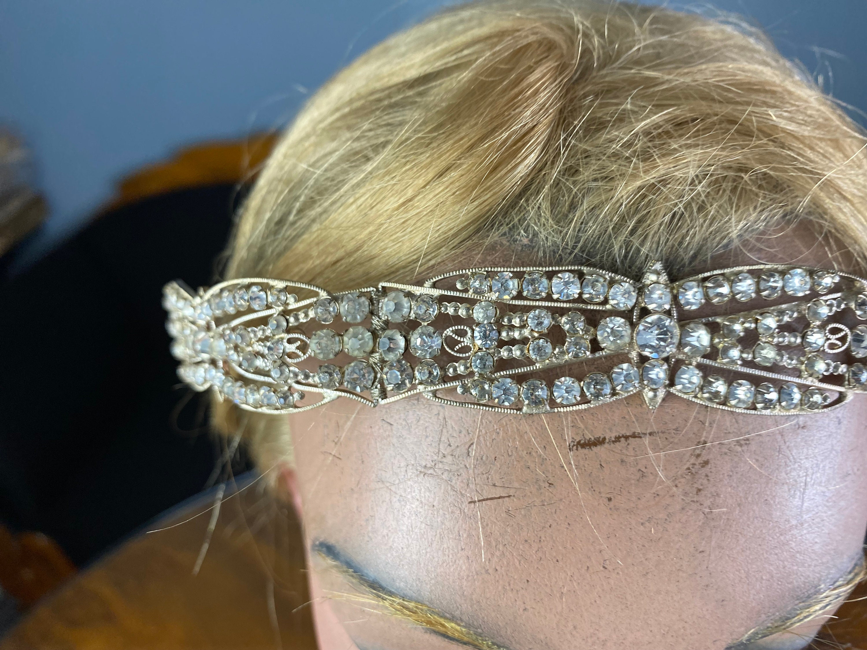 1920s Flapper Headpice 2 Dress Applications Rhinestone - Etsy