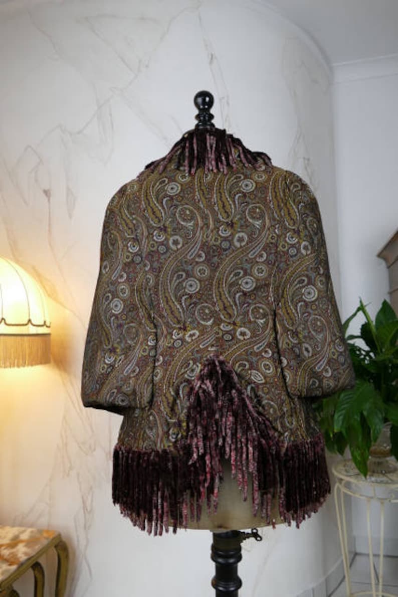 1880 Paisley Silk Dolman, Antique Dolman, Antique Mantle, Antique Coat ... 1880 Paisley Silk Dolman, Antique Dolman, Antique Mantle, Antique Coat ...
