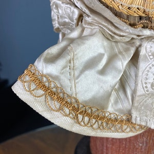 1850 Bonnet, Wedding Bonnet, Antique Bonnet, Wedding Hat, Crinoline ...