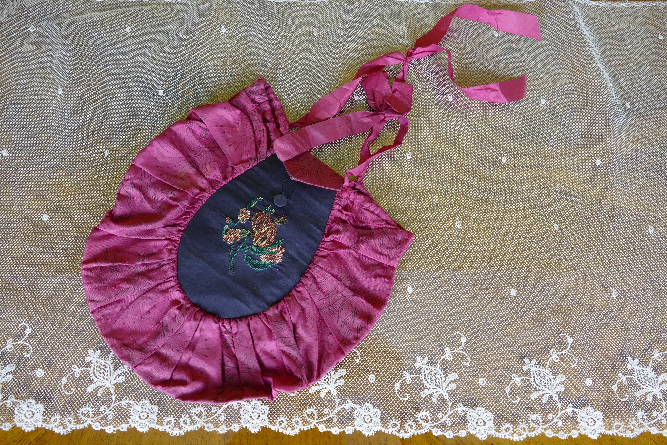 1825 Reticule, Empire Reticule, Romantic Period Bag, Antique Bag ...