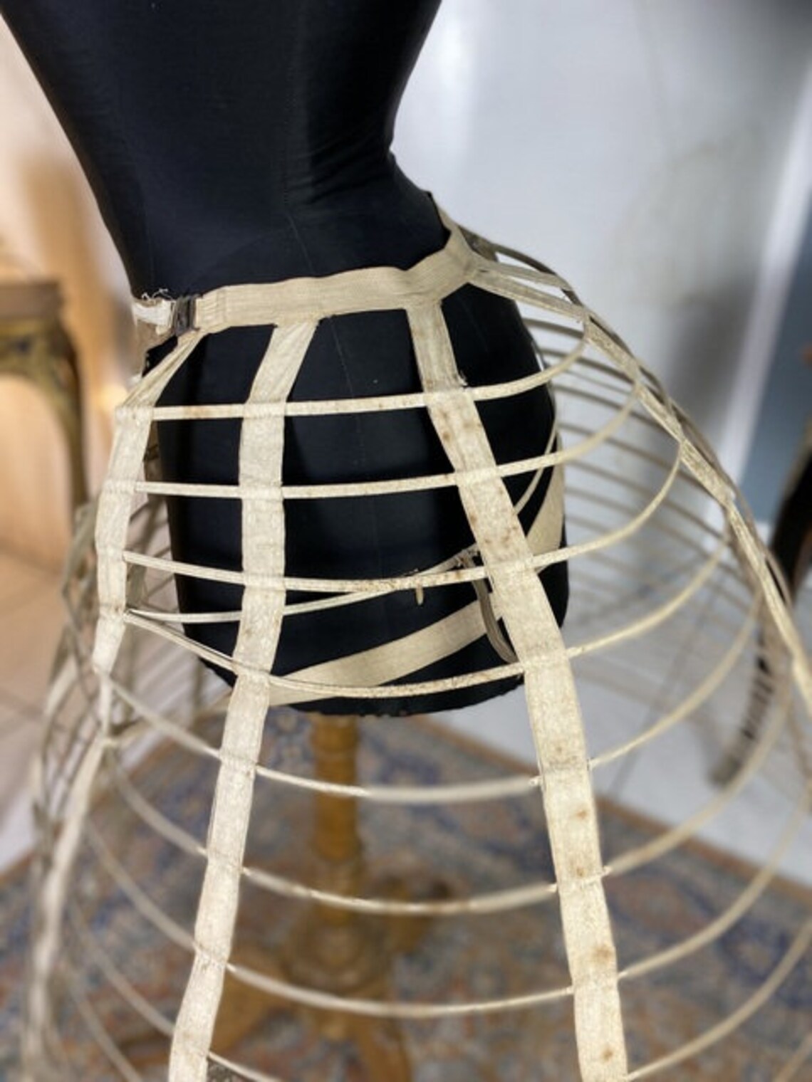 1855 Crinoline, Wire Hoop Skirt, Antique Crinoline, Victorian Crinoline ...