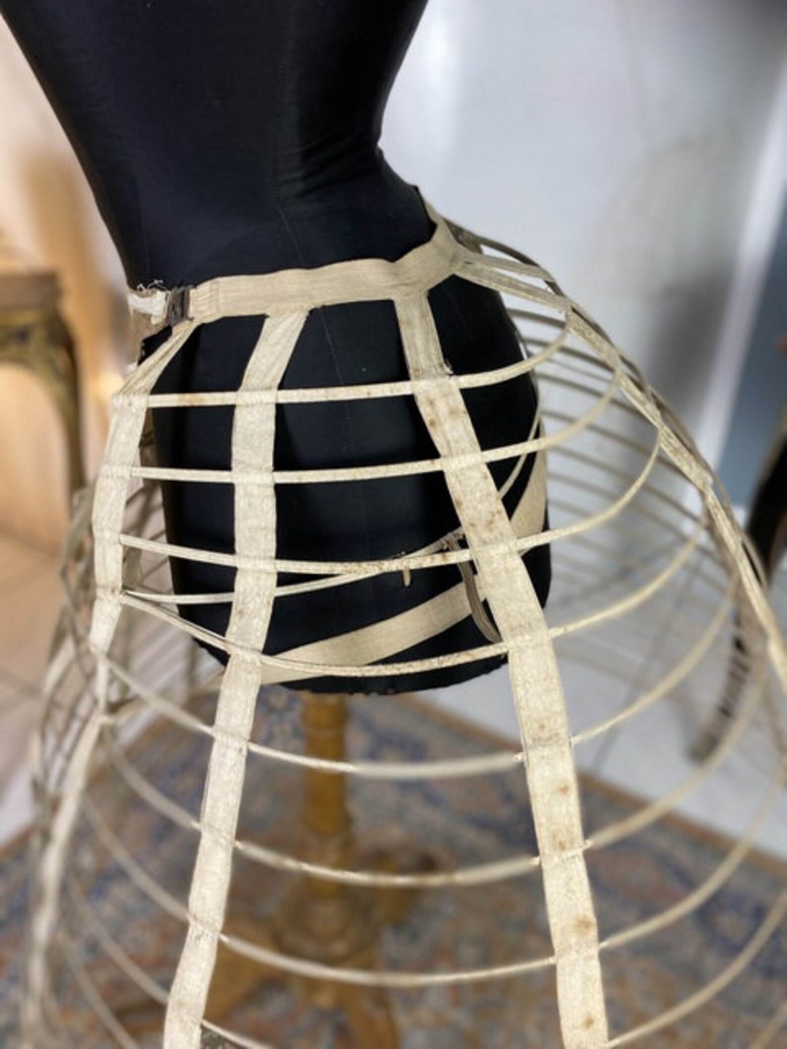 1855 Crinoline, Wire Hoop Skirt, Antique Crinoline, Victorian Crinoline ...