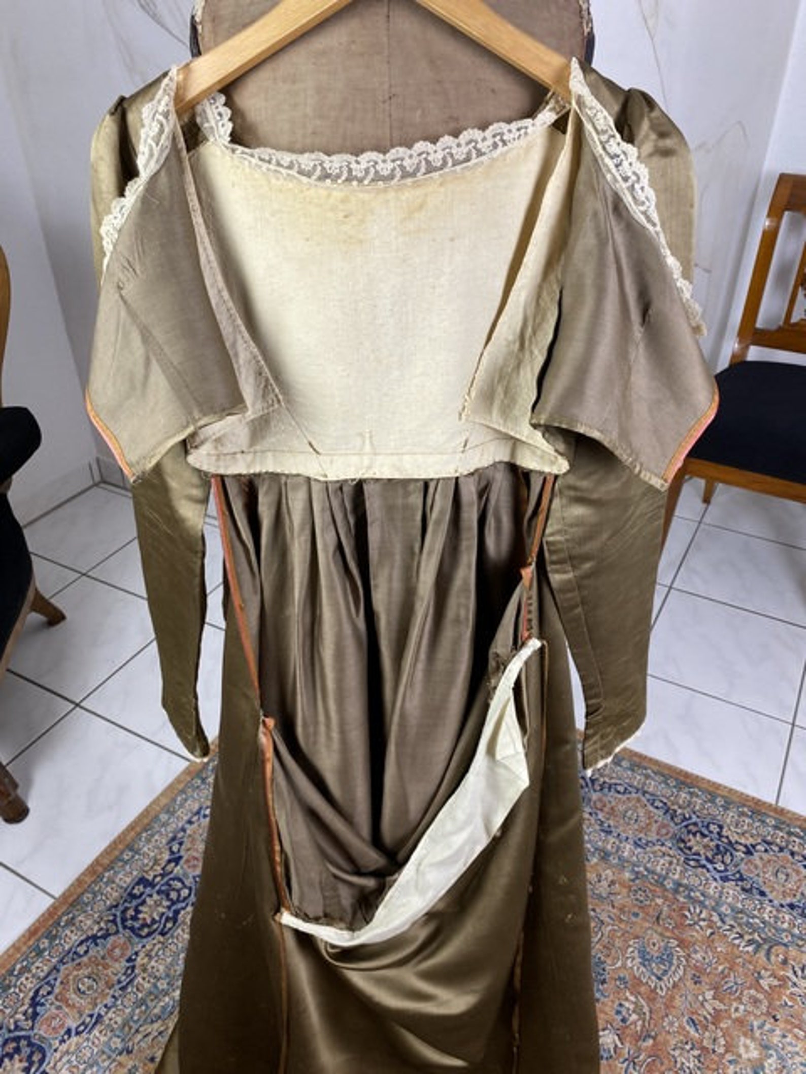 1805-1810 Empire Silk Dress, Empire Dress, Empire Gown, Empire Fashion ...