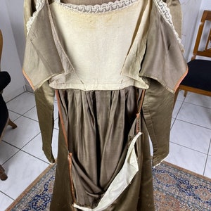 1805-1810 Empire Silk Dress, Empire Dress, Empire Gown, Empire Fashion ...