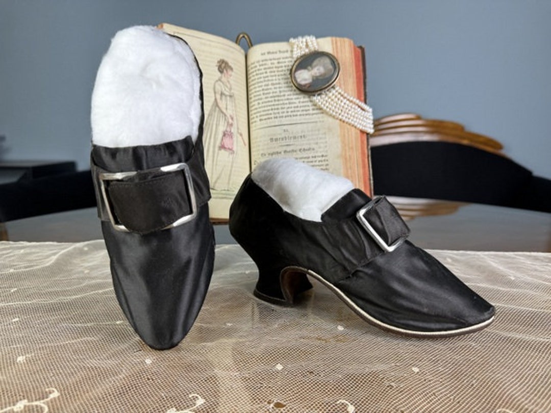 1730s-1740s Late Baroque Women's Shoes, Antique Shoes, Antique Rokoko ...
