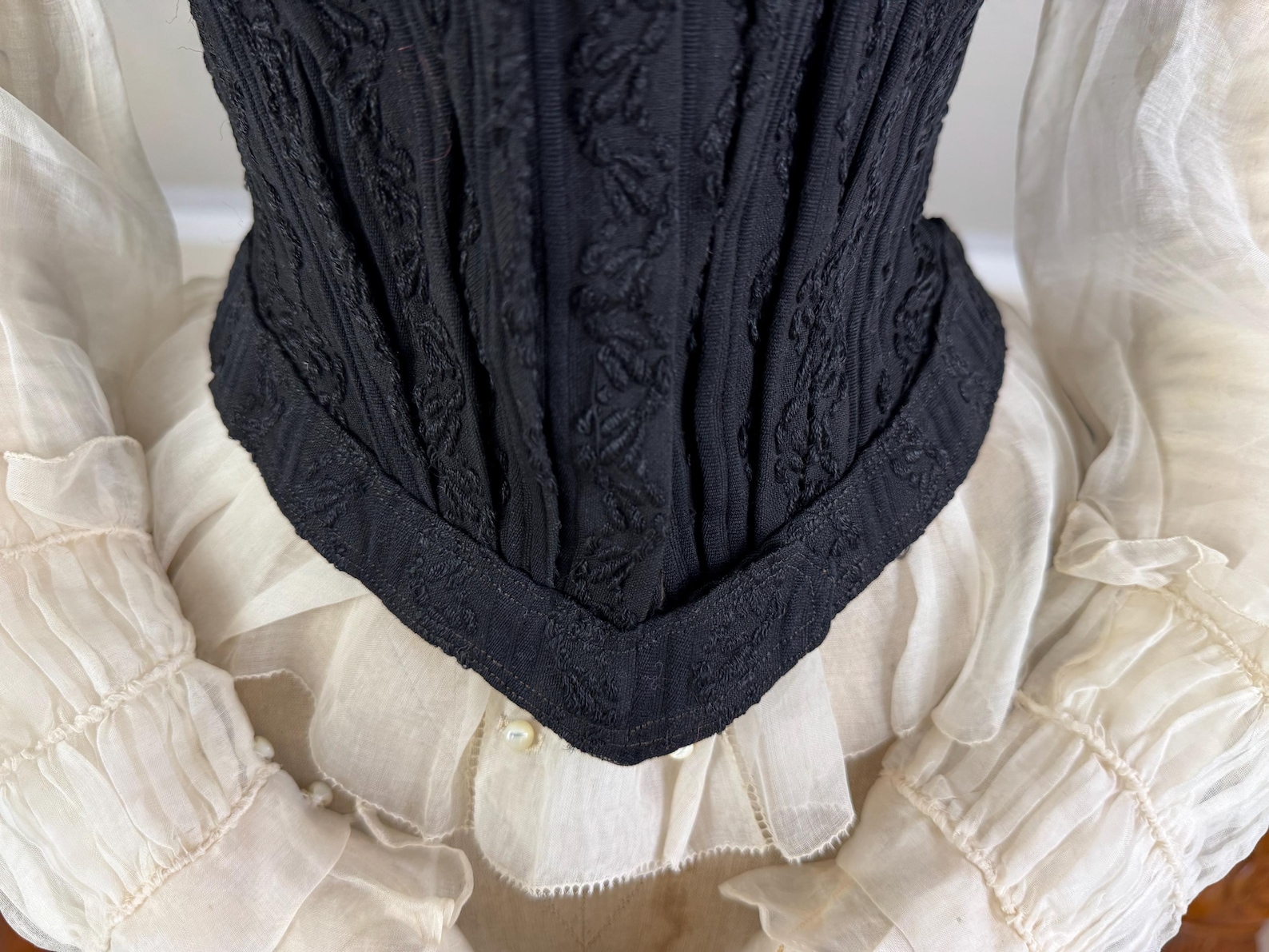 Victorian Corset, Ca. 1855, Antique Corset, Crinoline Dress, Antikes ...