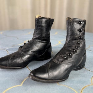 Unworn Button Boots, Ca. 1897, Antique Boots, Victorian Boots, Antike ...