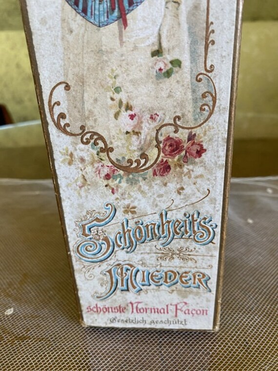 1895 WIENER MODE Corset Box, antique corset box, anti… - Gem