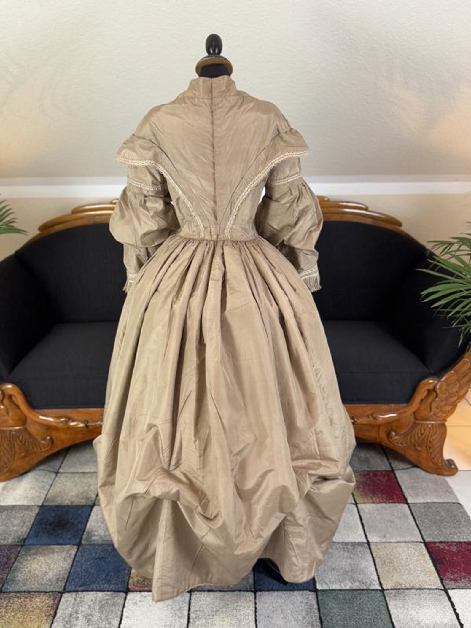 Biedermeier Dress, Germany, Ca. 1837, Antique Dress, Antique Gown ...