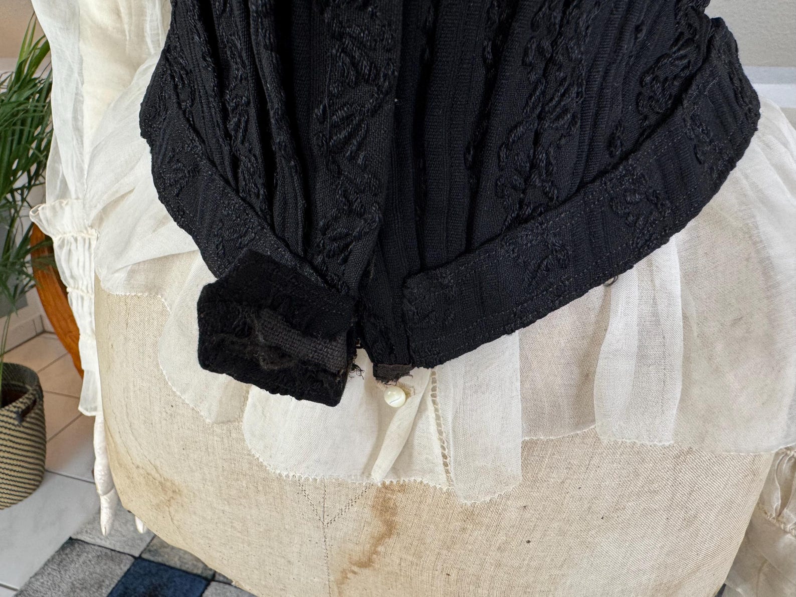 Victorian Corset, Ca. 1855, Antique Corset, Crinoline Dress, Antikes ...