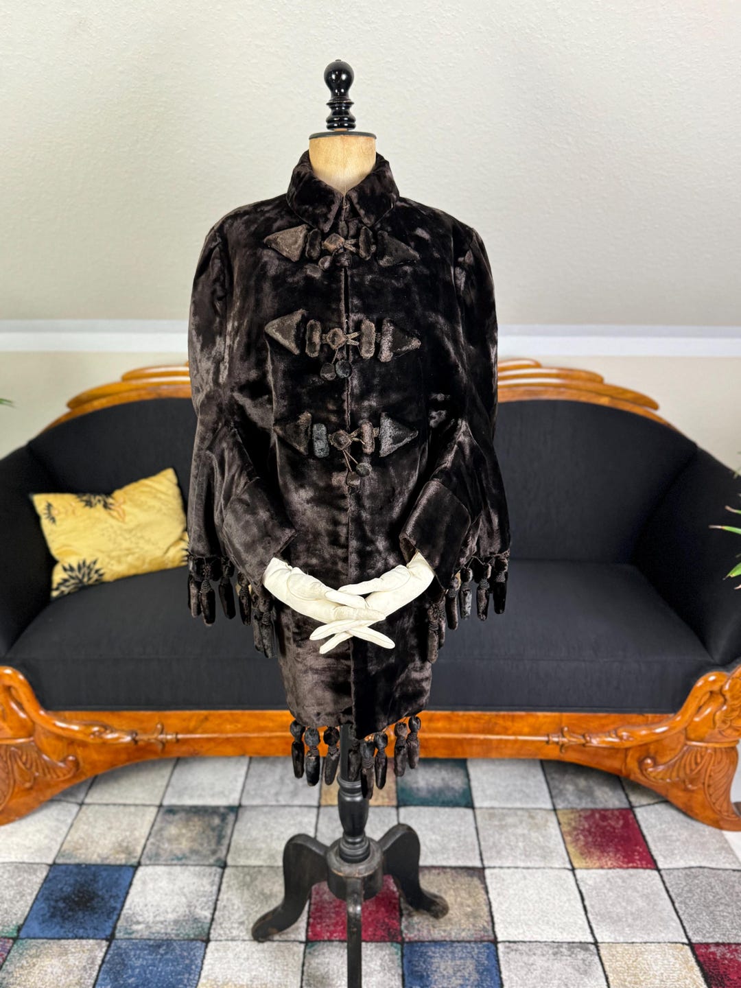 Victorian Velvet Dolman, America, Ca. 1880, Antique Jacket, Antique ...