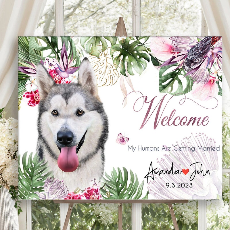 Pet Wedding Sign - Etsy
