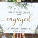 Engagement Sign, Were Engaged Sign, Engagement Party, We Are Engaged ...