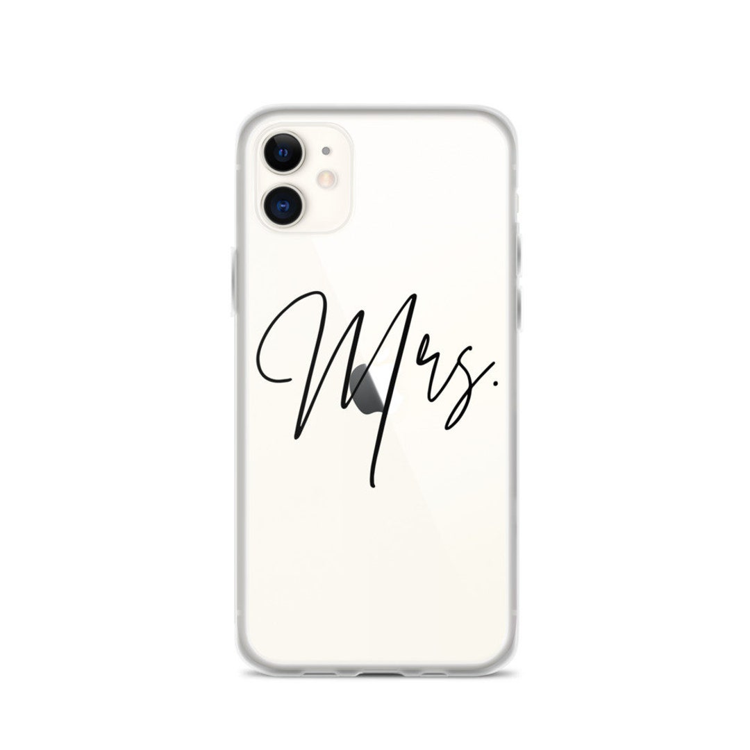 Mrs Phone Case, iPhone Case, Clear Case, Custom Phone Cover, Customized ...