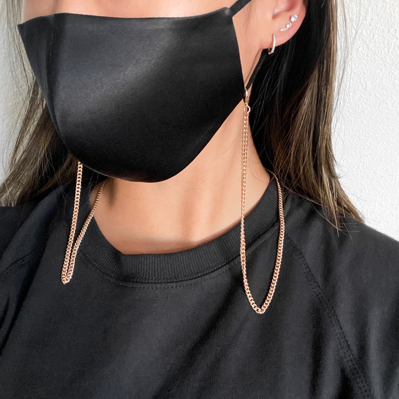 Face Mask Chain Gold Mask Chain Face Mask Holder Strap - Etsy