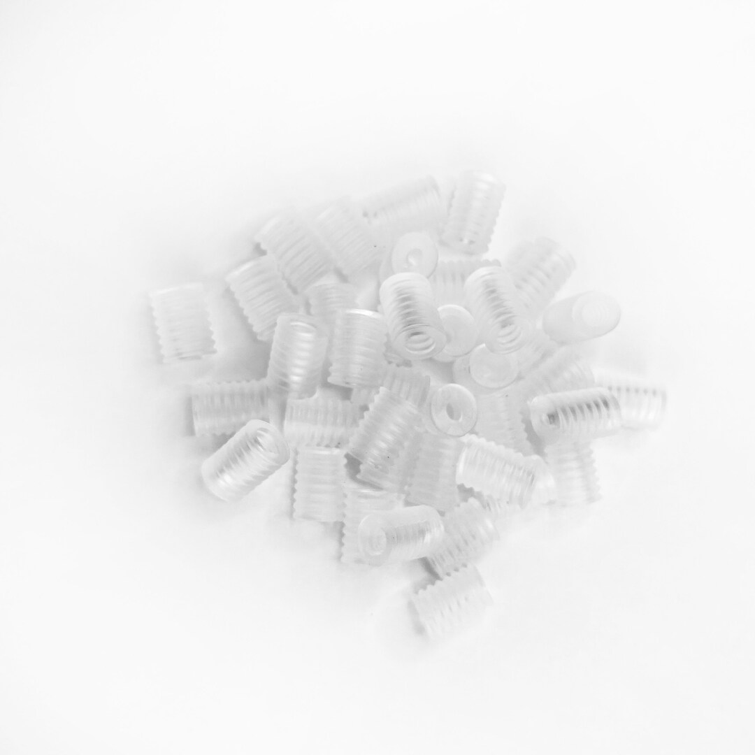 Ear Loop Adjusters, Clear Silicone Ear Loop Stopper for Face Masks ...