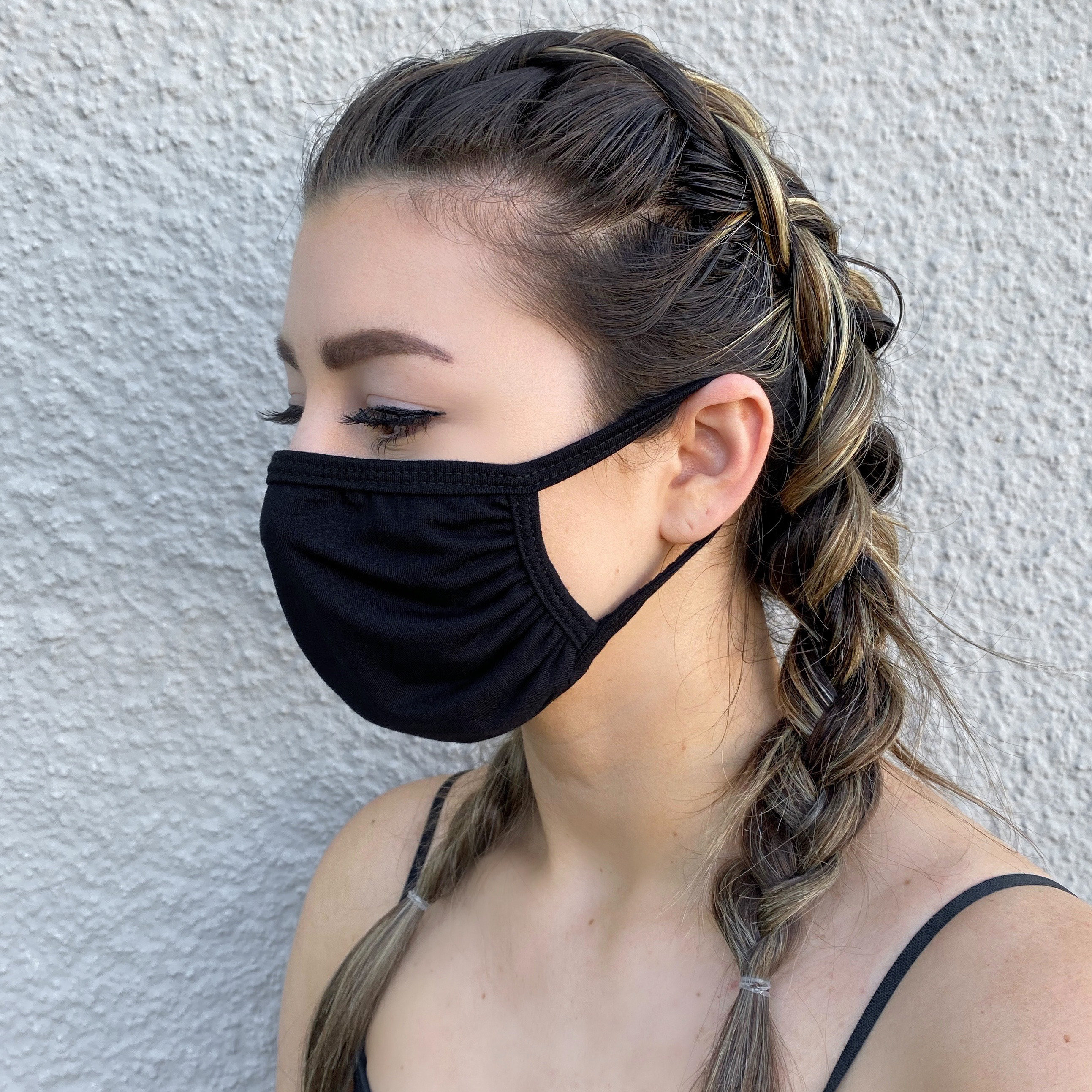 Knit Cotton Face Mask Adult Unisex Face Covering Washable | Etsy