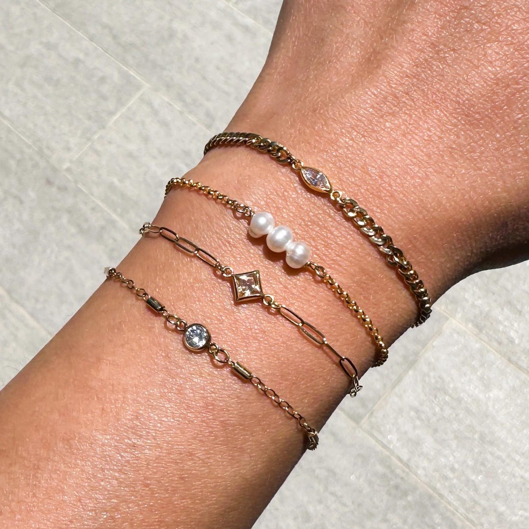 Freshwater Pearl Connector, 14k Gold Filled & Sterling Silver ...