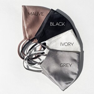 Silk Face Mask, 100% Grade A Silk, Soft Breathable Mask, Washable ...