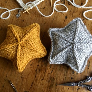 Knitting Pattern: made of Stars Hand Knit Star Ornament Instant PDF ...