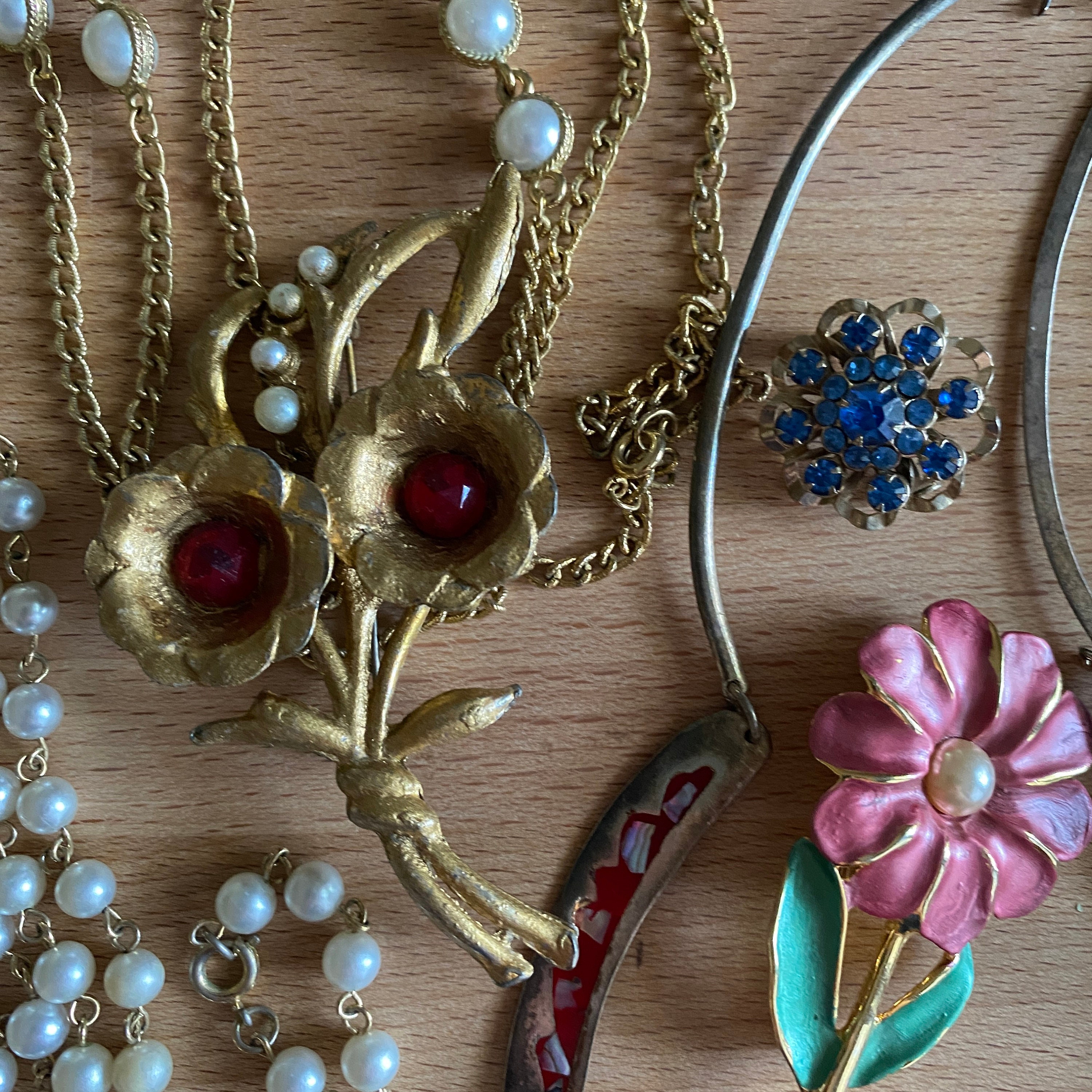 Vintage Jewelry Lot Sets 50s 60s 70s 80s Silver Boho Rhinestones - Etsy