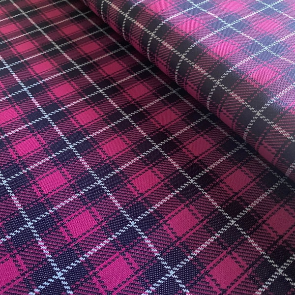 Pink Plaid Fabric - Etsy