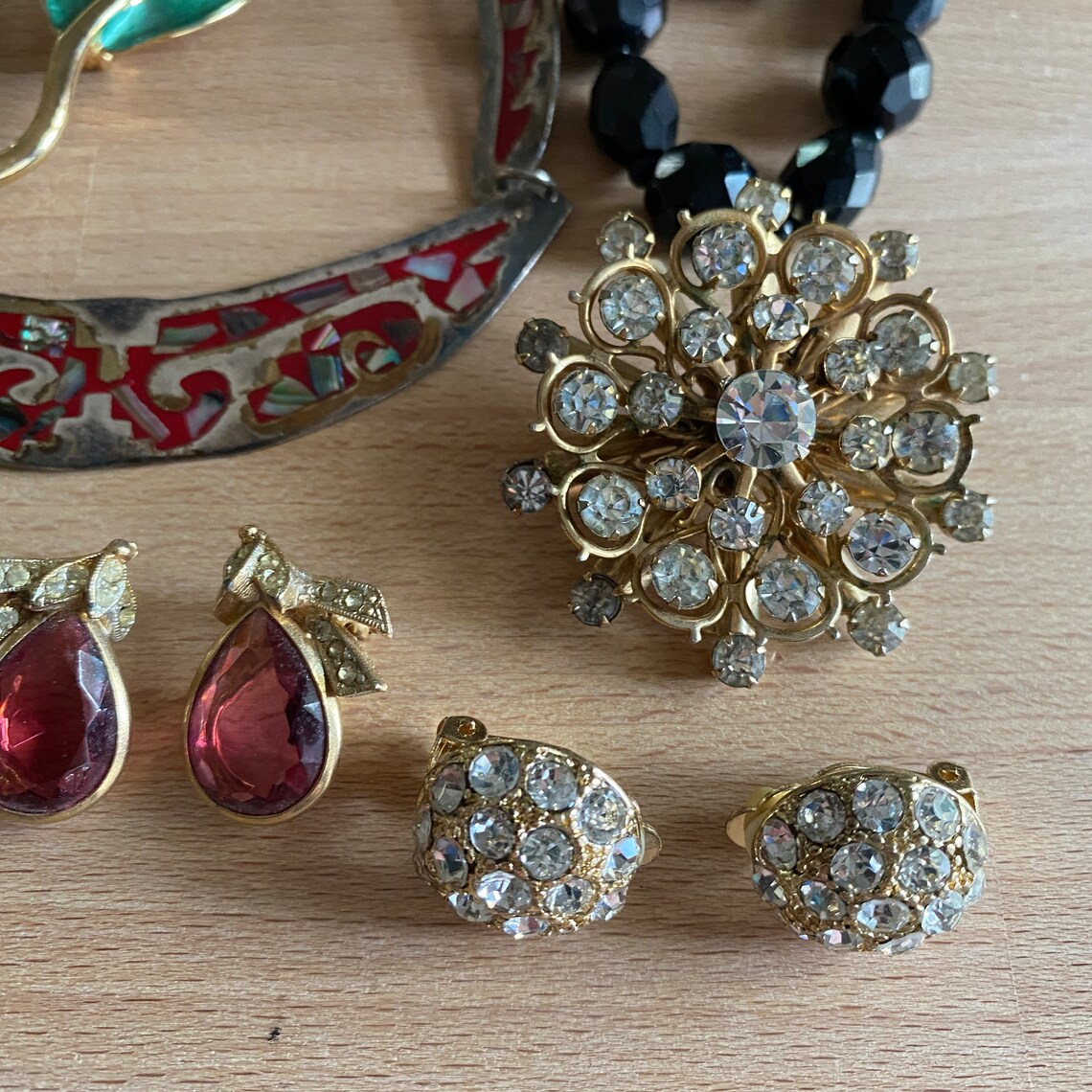 Vintage Jewelry Lot Sets 50s 60s 70s 80s Silver Boho Rhinestones - Etsy