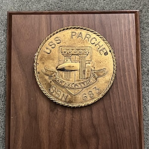 USS Parche Submarine SSN 683 Brass Plaque - Etsy